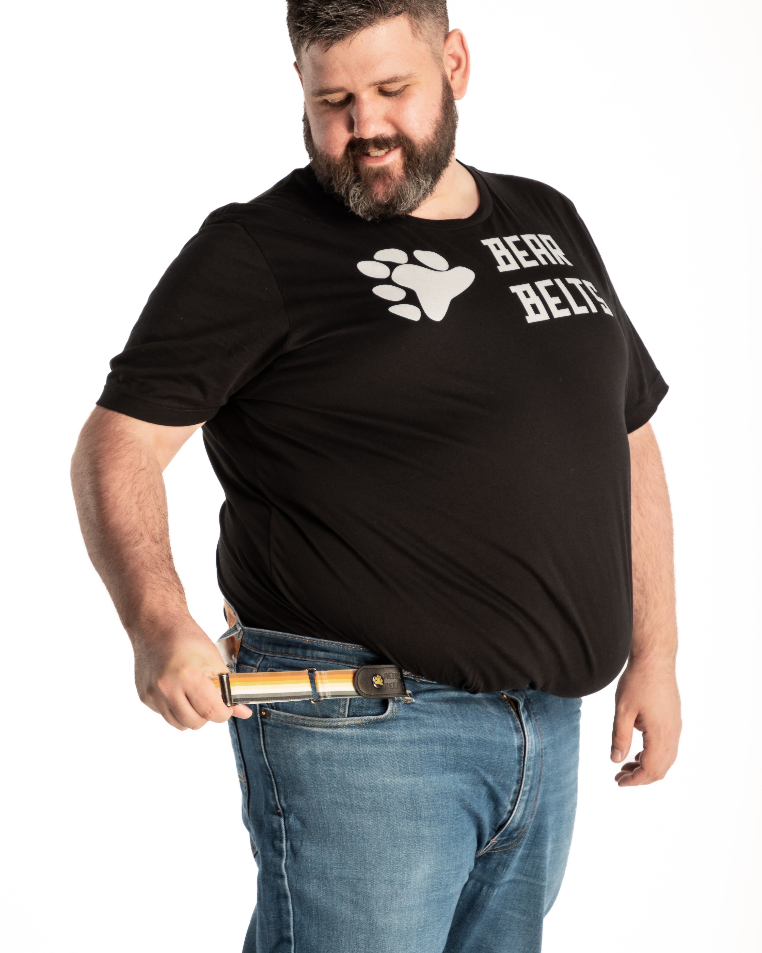 The Best Pride Flag Buckle-Free Belt In the World - Bear Belts